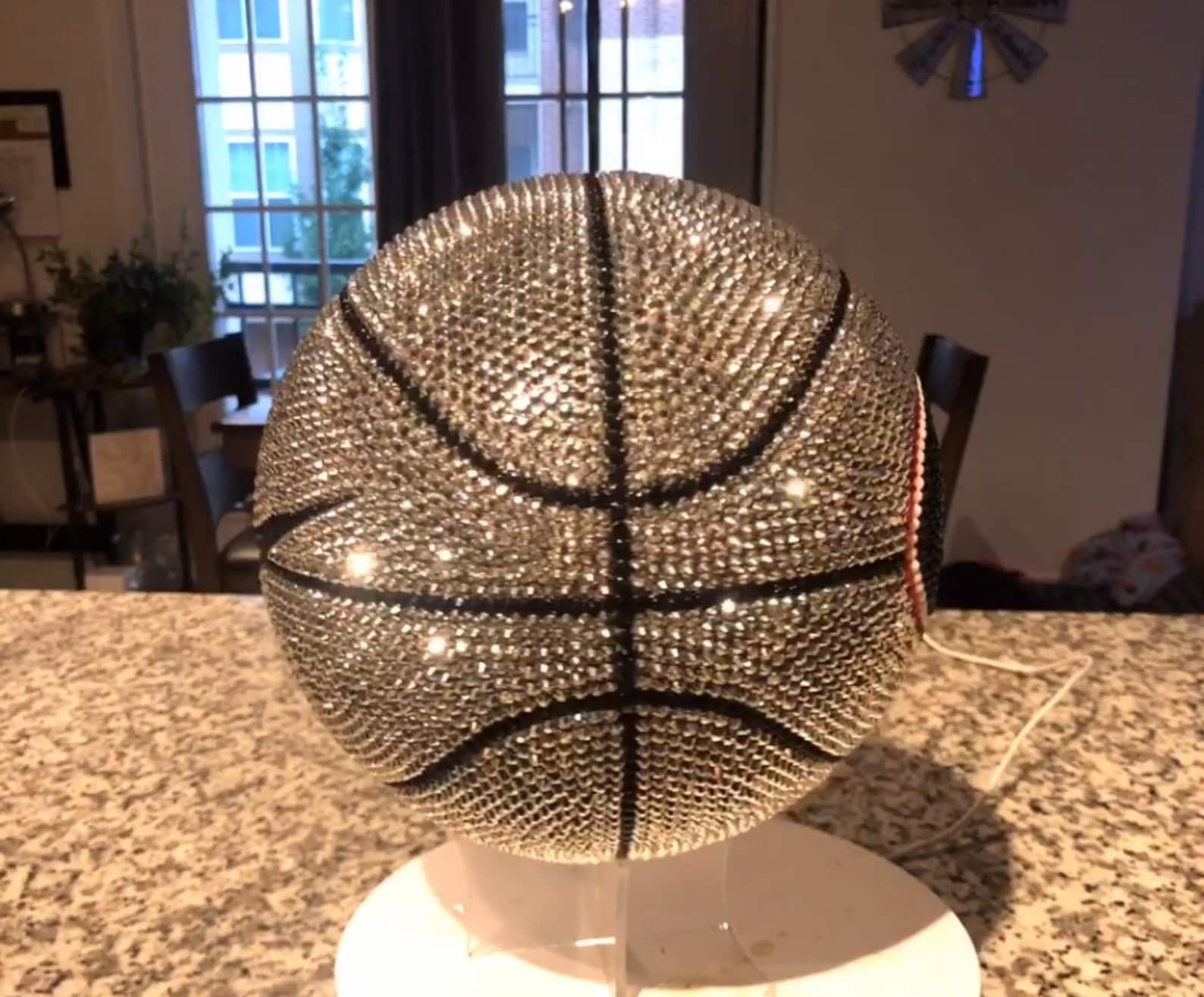 Rhinestone Crystal Basketball - Etsy