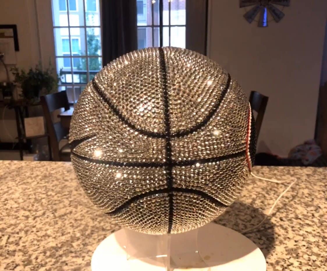 Rhinestone Crystal Basketball - Etsy