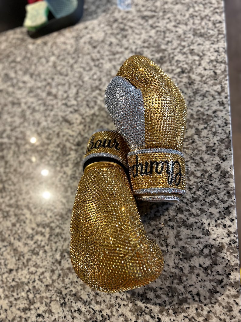 Rhinestone (bling) Boxing Gloves - Etsy