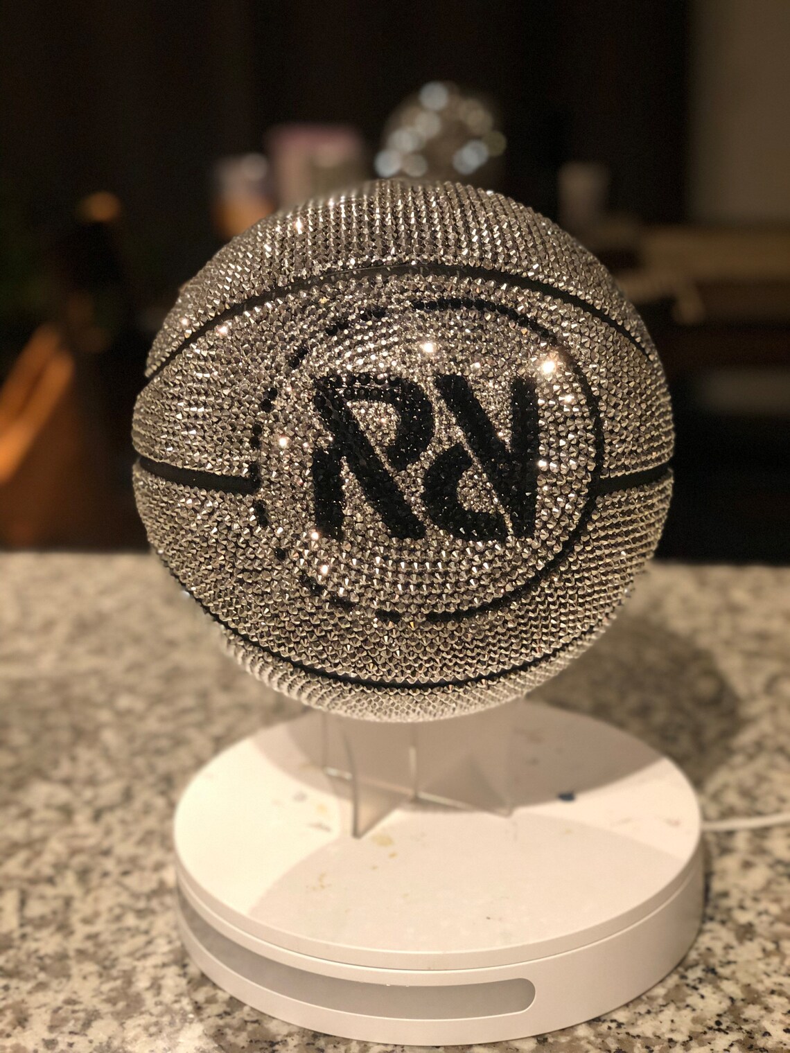 Rhinestone Crystal Basketball - Etsy