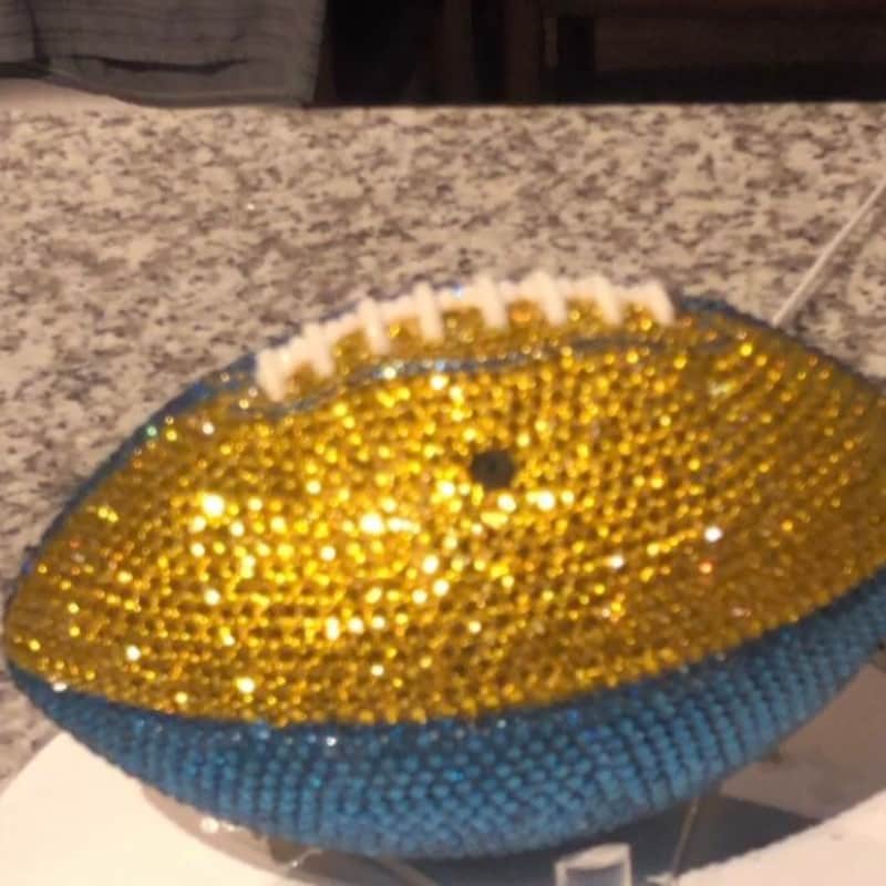 Bling Football - Etsy