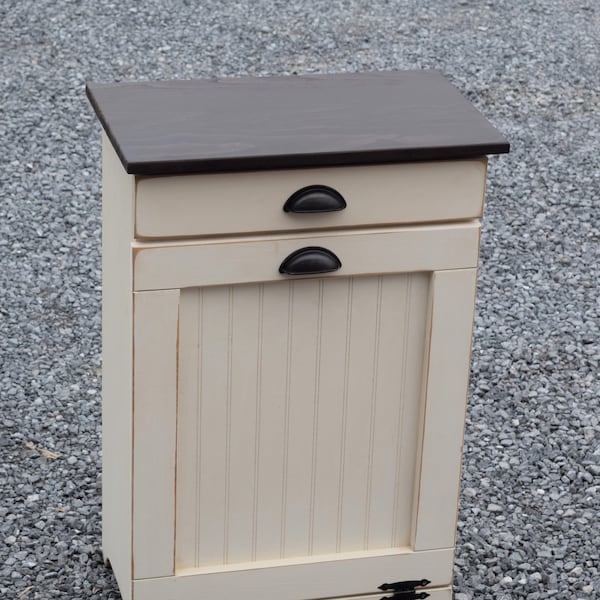 Amish Trash Can Cabinet - Etsy Amish Trash Can Cabinet - Etsy