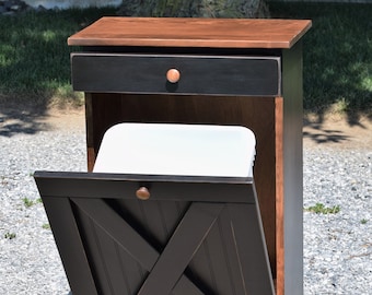 Amish Trash Can - Etsy