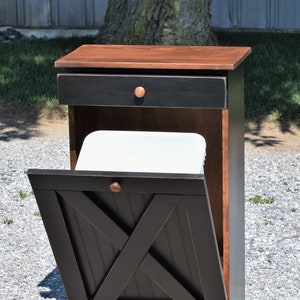 Trash Can | Amish Trash Can | Wooden Trash Bin | Extra Large ...