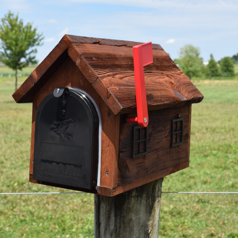 Log Cabin Mailbox - Etsy