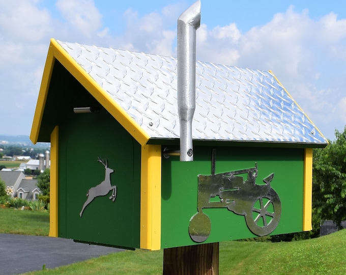 Tractor Mailbox - Etsy