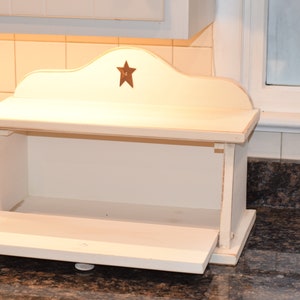 Primitive Bread Box | Rustic Bread Box | Country Kitchen | Primitive ...