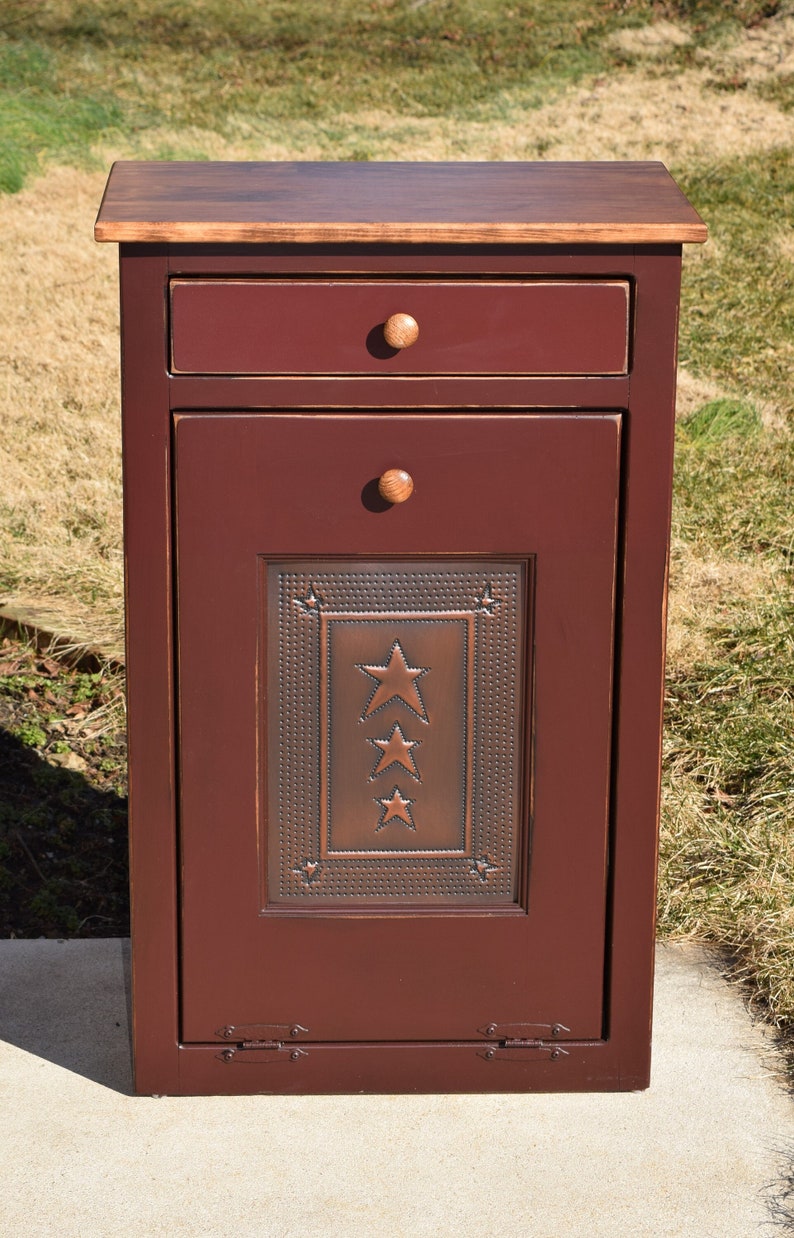 Amish Trash Can Trash Can Cabinet Made in USA Amish - Etsy Amish Trash Can Trash Can Cabinet Made in USA Amish - Etsy