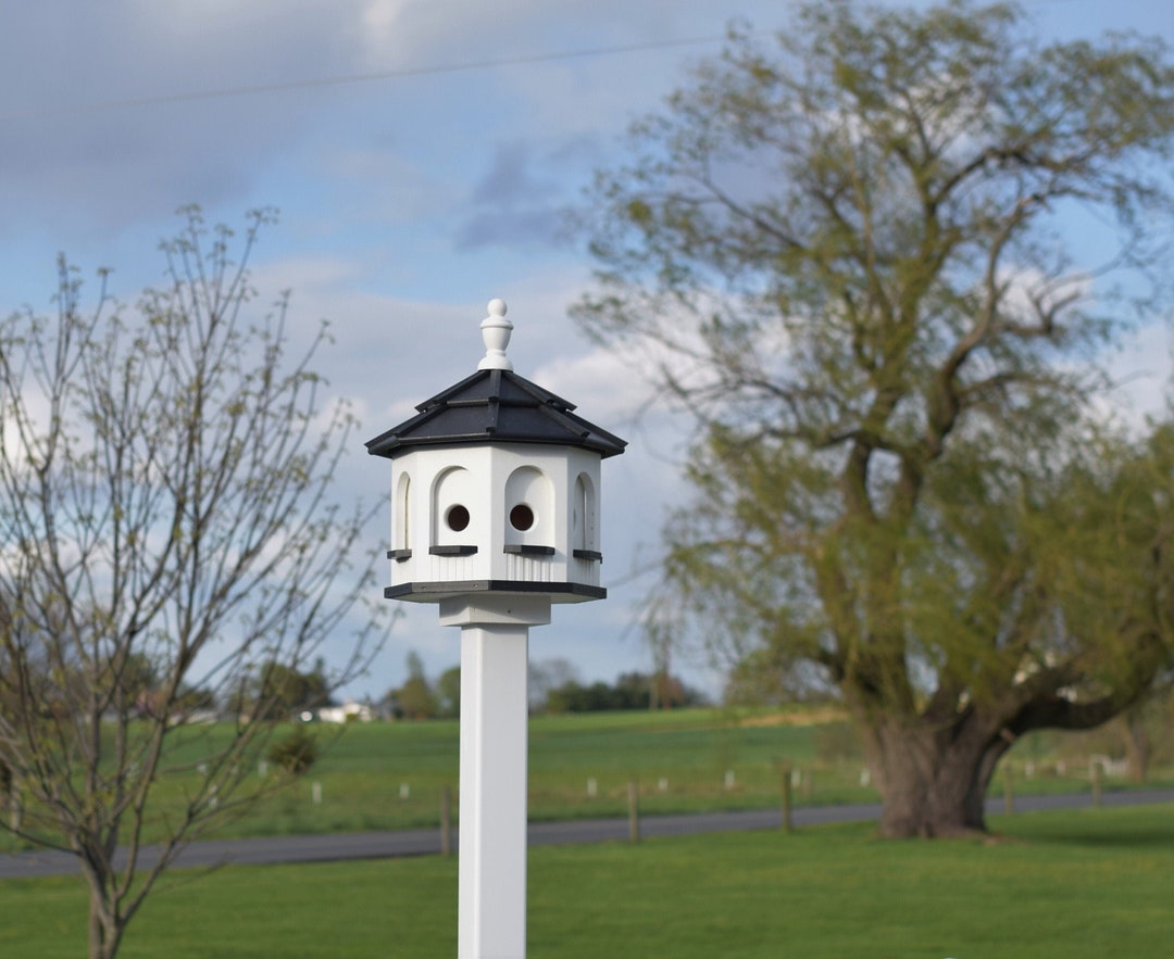 Amish Handmade Poly Lumber Birdhouse | Octagon Gazebo, Small - Etsy