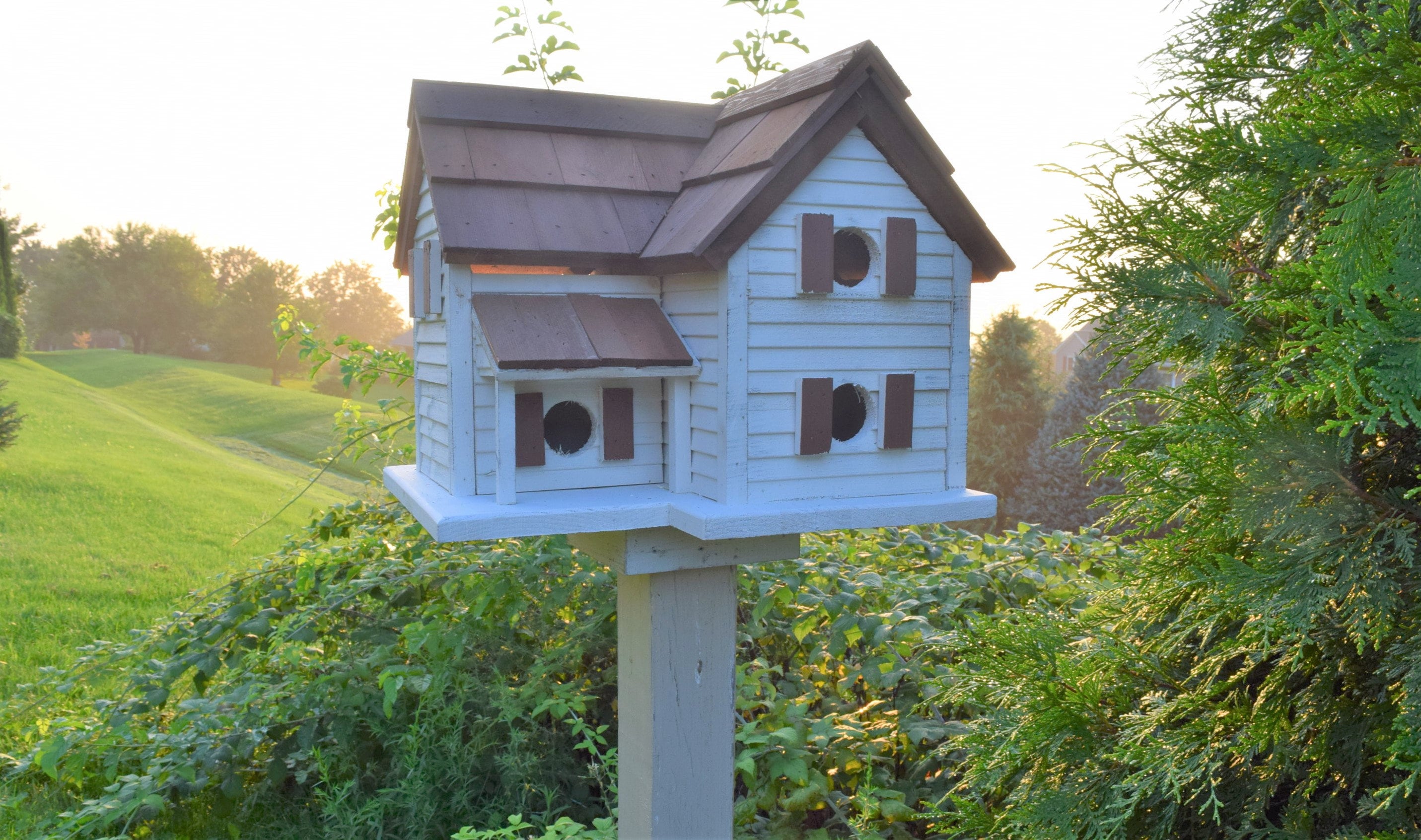 Cottage Bird House | Reclaimed Wood | Amish Handmade | Made in USA ...