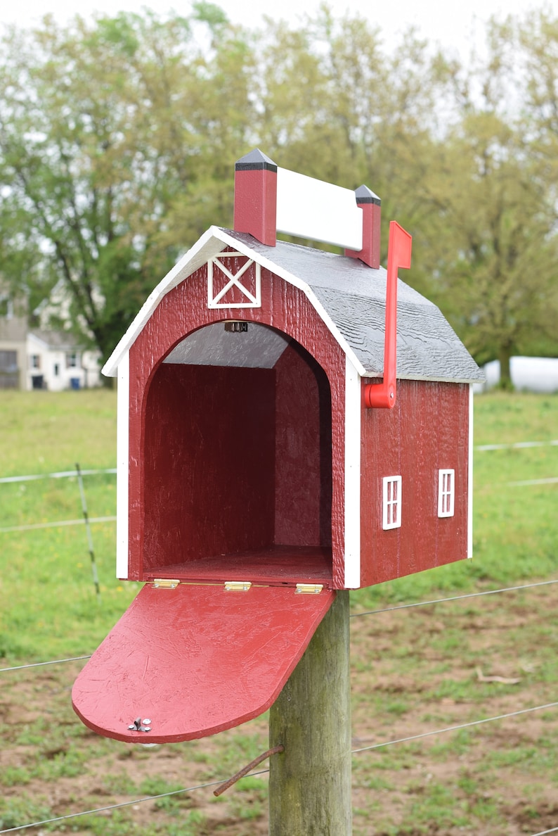 Extra Large Barn Mailbox Amish Mailbox Amish Handmade - Etsy