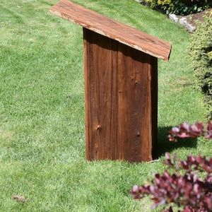 Amish Reclaimed Wood Well Cover | Large Outhouse Style - Etsy