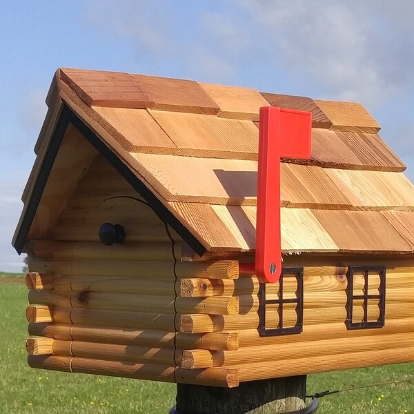 Log Cabin Mailbox - Etsy