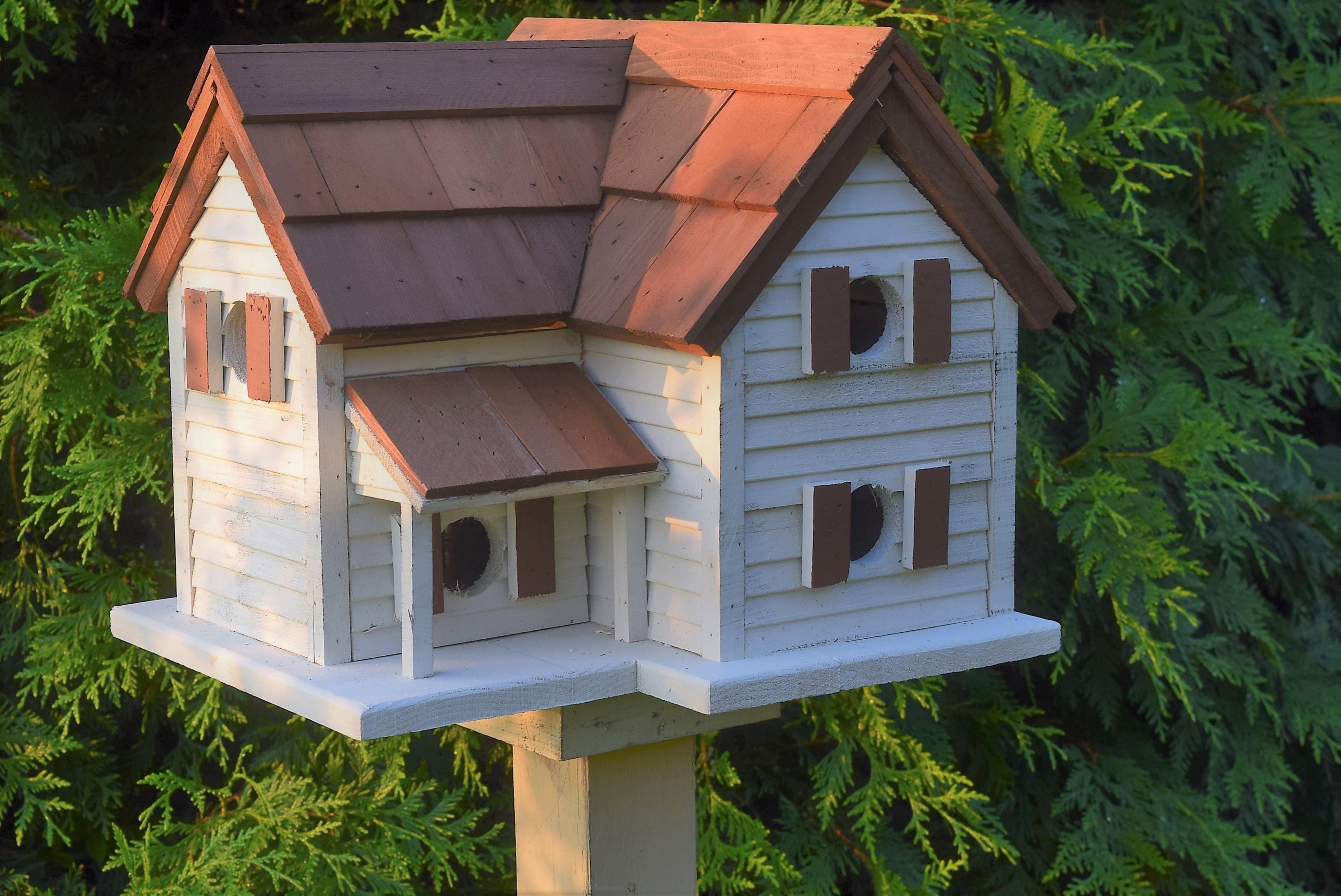Cottage Bird House Reclaimed Wood Amish Handmade Made in - Etsy