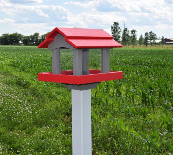 Poly Bird Feeder Small Rectangular Feeder Bird Feeder - Etsy