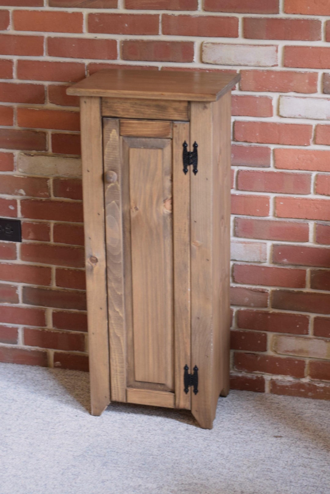 Rustic Pine Jelly Cupboard | Amish Handmade Pantry Cabinet - Etsy