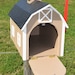 Amish Handmade Barn Mailbox | Tan and Black With Red Flag - Etsy