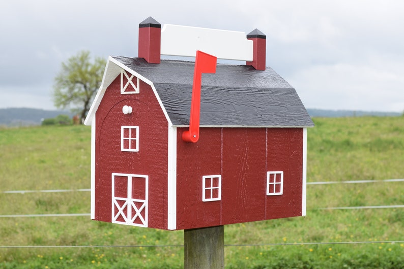 Extra Large Barn Mailbox Amish Mailbox Amish Handmade - Etsy