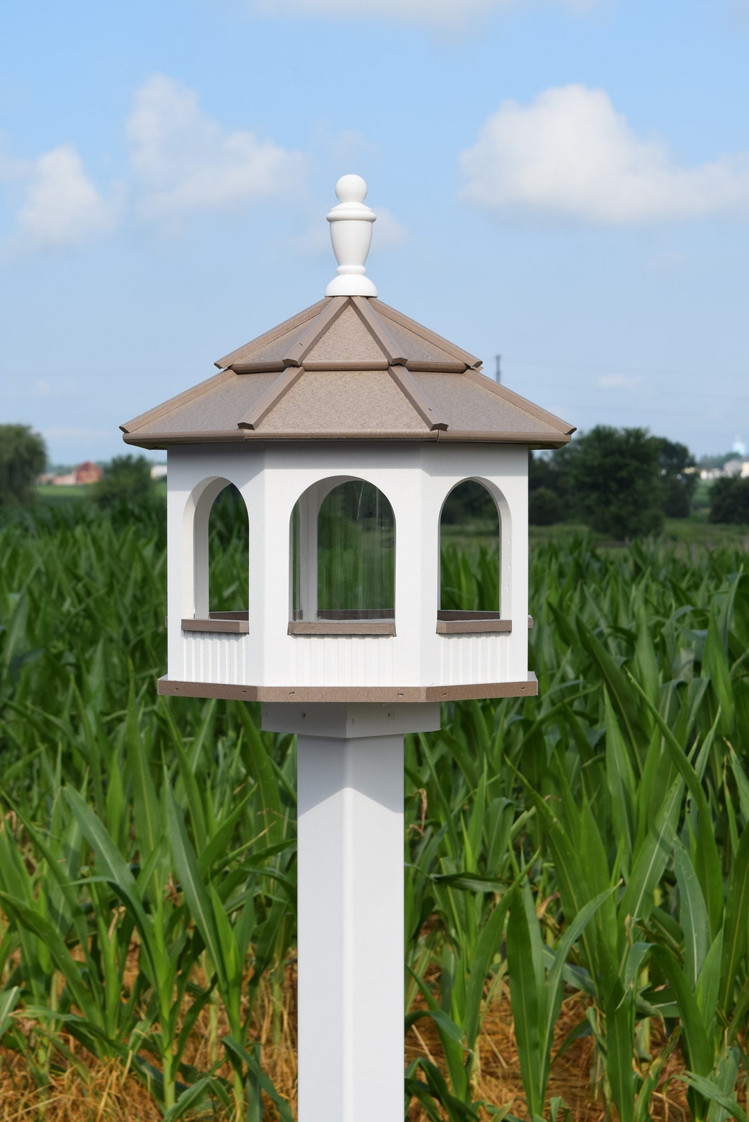 Bird Feeder | LARGE Bird Feeder | Gazebo Feeder | Poly | Octagon ...