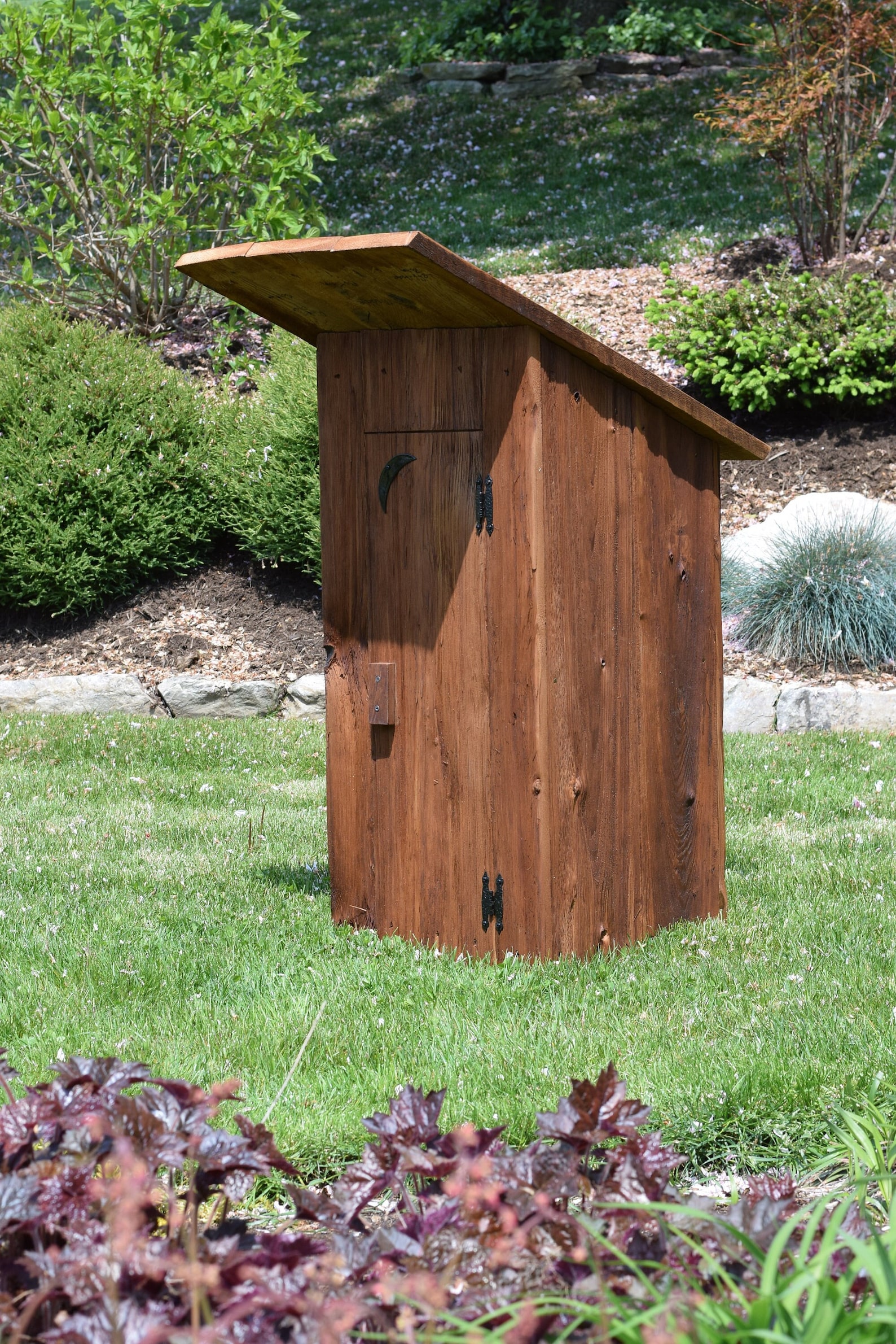 Well Cover Extra Large Amish Outhouse Well Cover Reclaimed Wood Amish ...