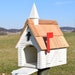 Amish Handmade Rustic Church Mailbox, Reclaimed Cedar Shingles - Etsy