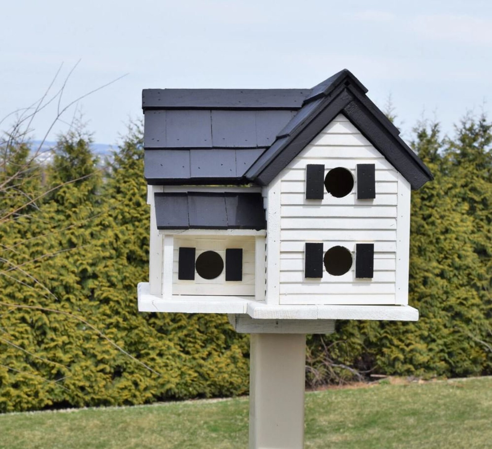 Cottage Bird House | Reclaimed Wood | Amish Handmade | Made in USA ...