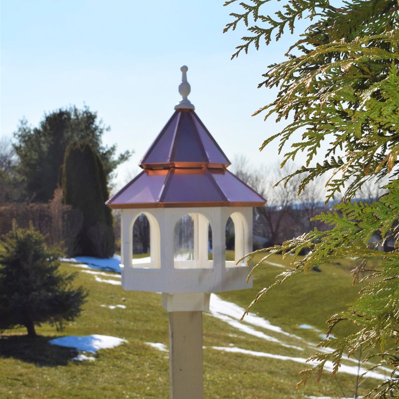 Metal Bird Feeder for Pole - Etsy