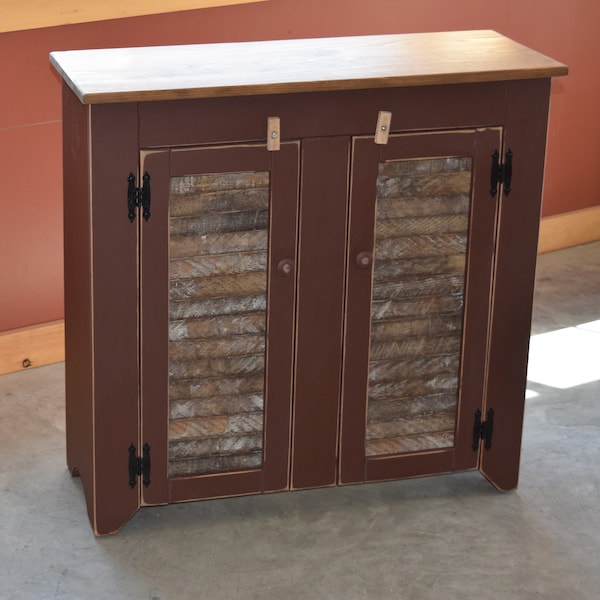 Primitive Cabinet - Etsy