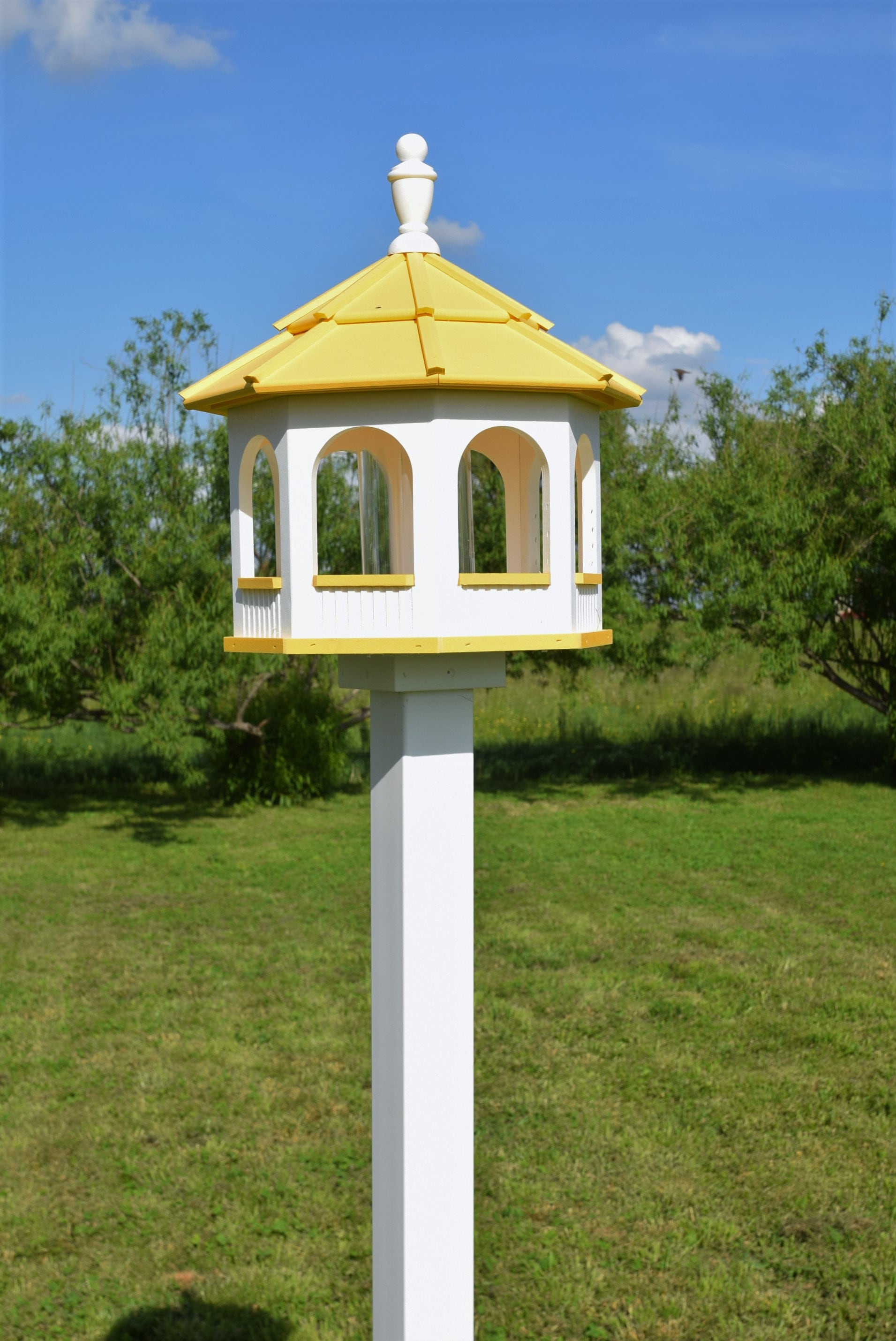 Large Bird Feeder Amish Made Poly Gazebo Bird Feeder - Etsy