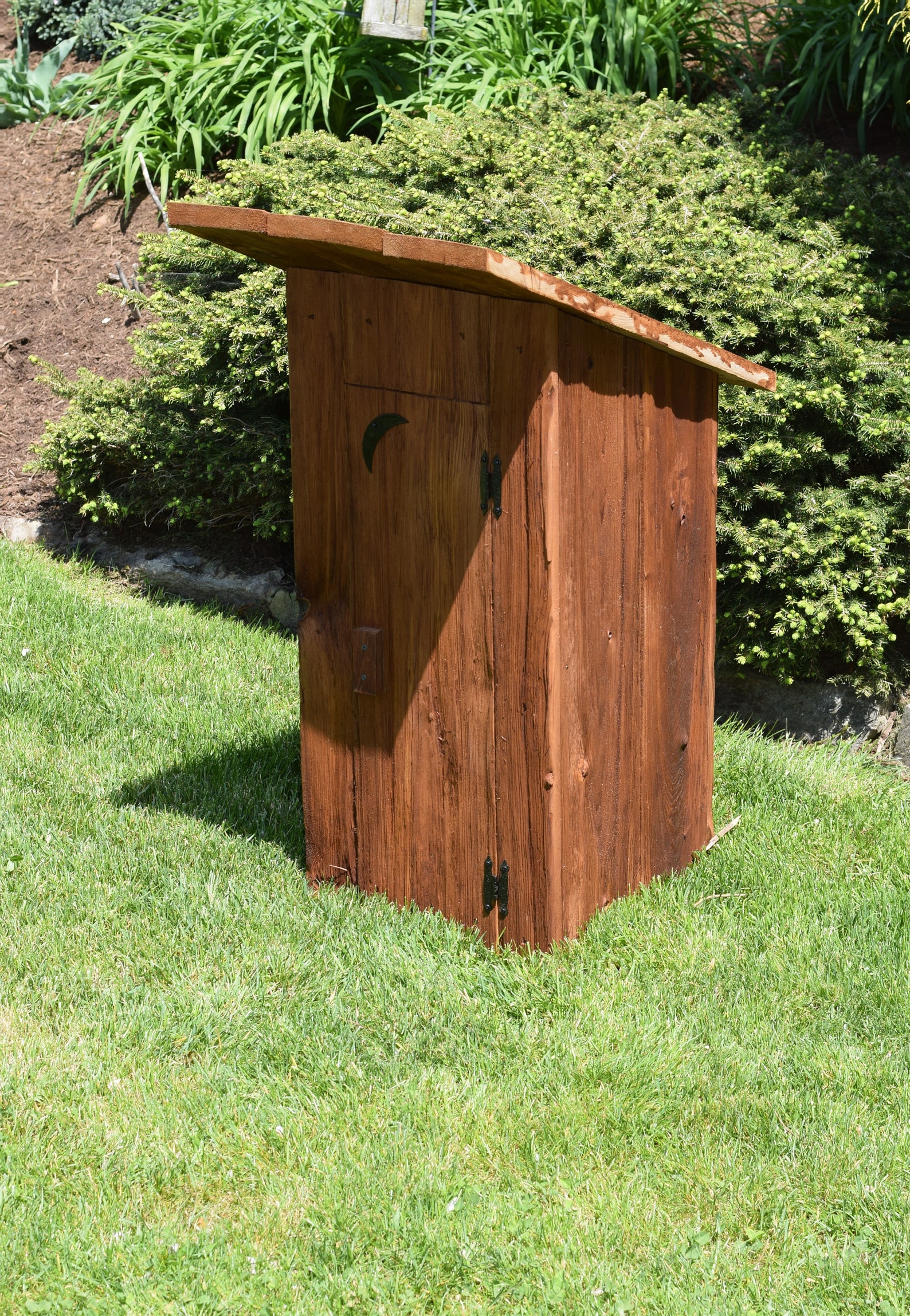Amish Reclaimed Wood Well Cover | Large Outhouse Style - Etsy