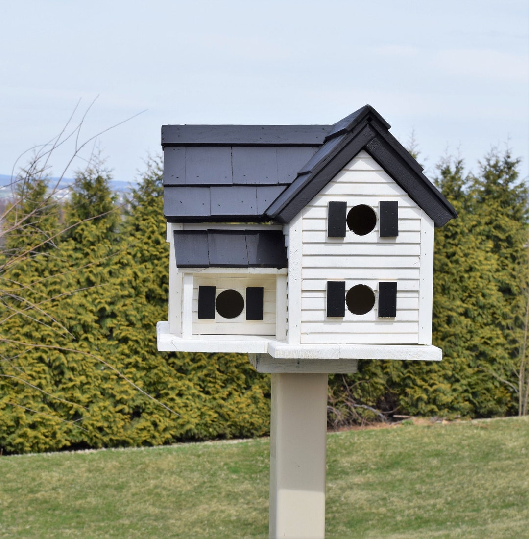 Purple Martin | Martin Birdhouse | Cottage Birdhouse | Reclaimed Wood ...