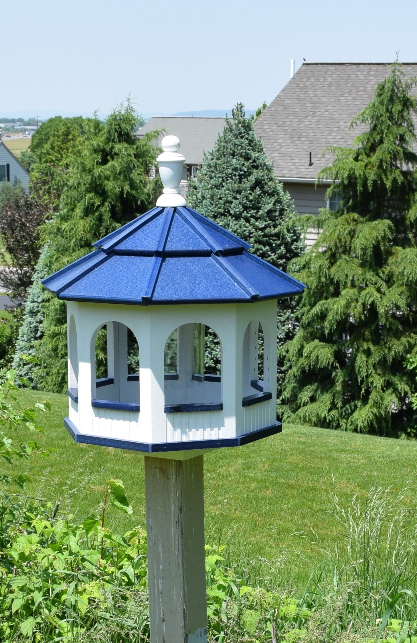 LARGE Poly Gazebo Arched Bird Feeder OCTAGON Amish | Etsy