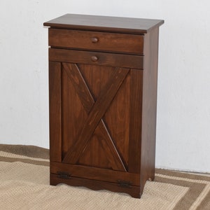 Trash Can | Amish Trash Can | Wooden Trash Bin | Extra Large ...