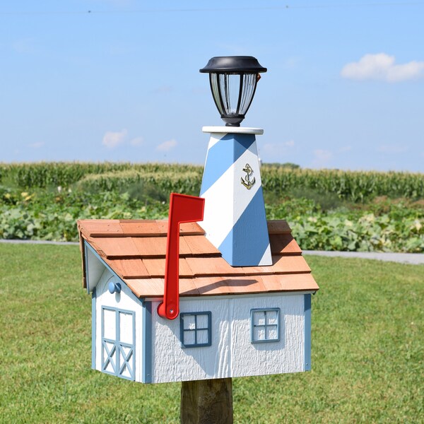 Lighthouse Mailbox - Etsy