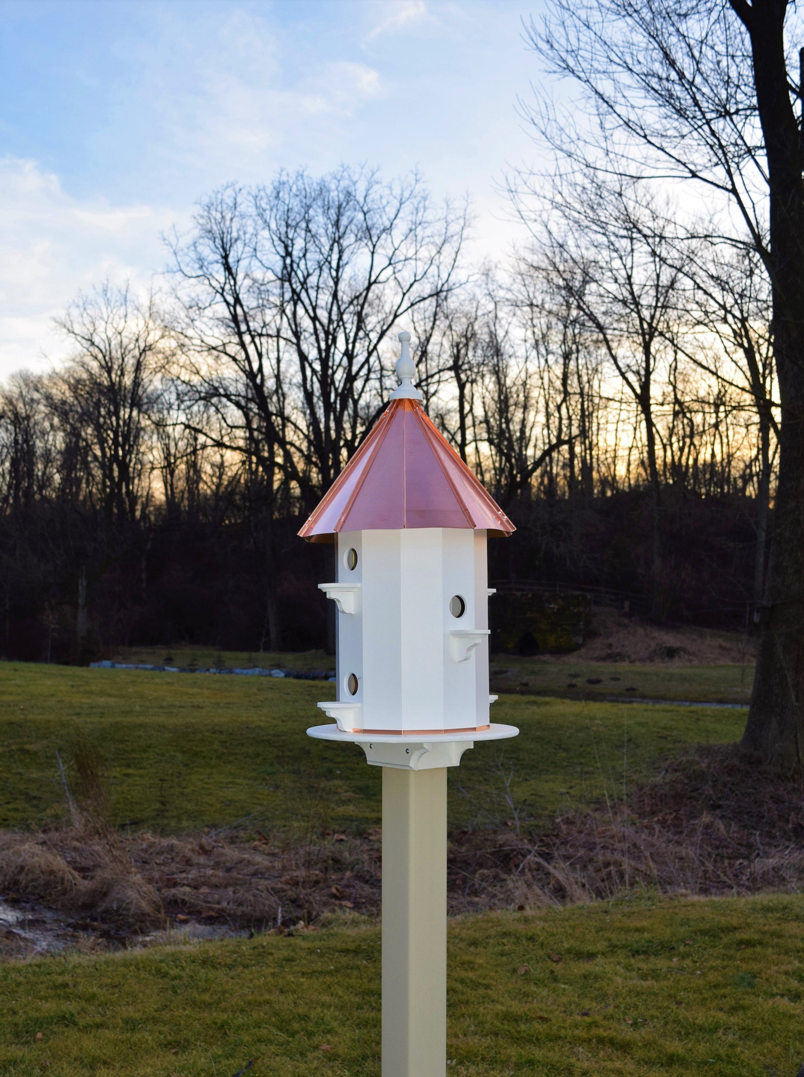 Castle Birdhouse 6 Hole Birdhouse Large Vinyl Birdhouse - Etsy