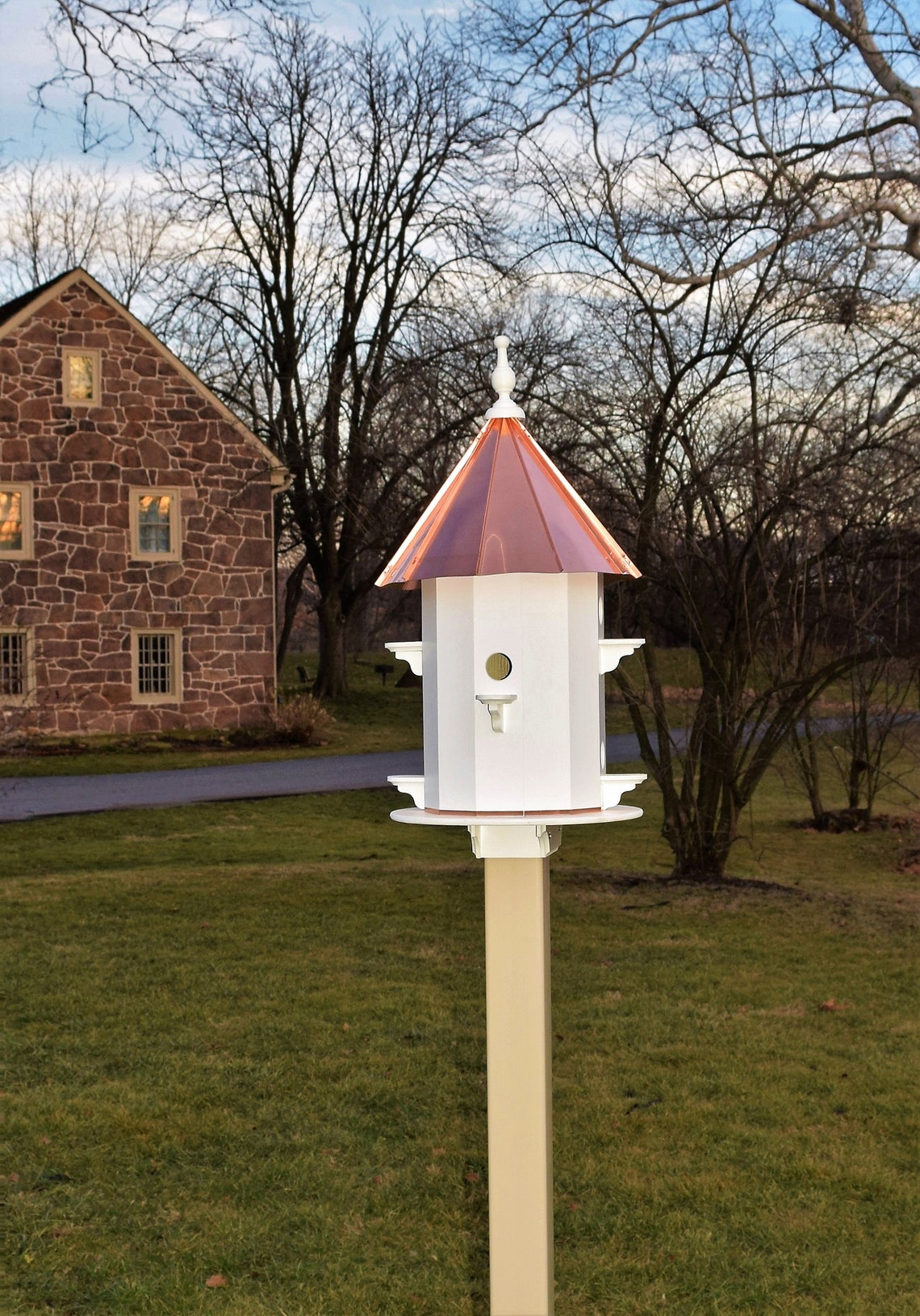 Castle Birdhouse 6 Hole Birdhouse Large Vinyl Birdhouse - Etsy