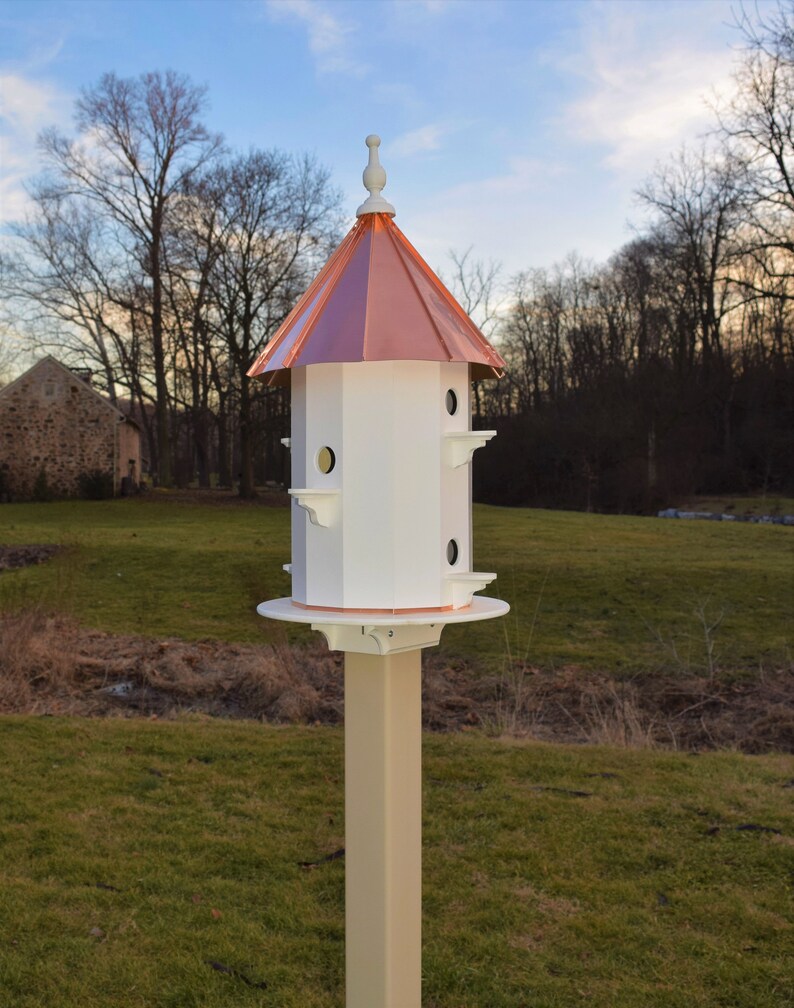 Castle Birdhouse 6 Hole Birdhouse Large Vinyl Birdhouse - Etsy