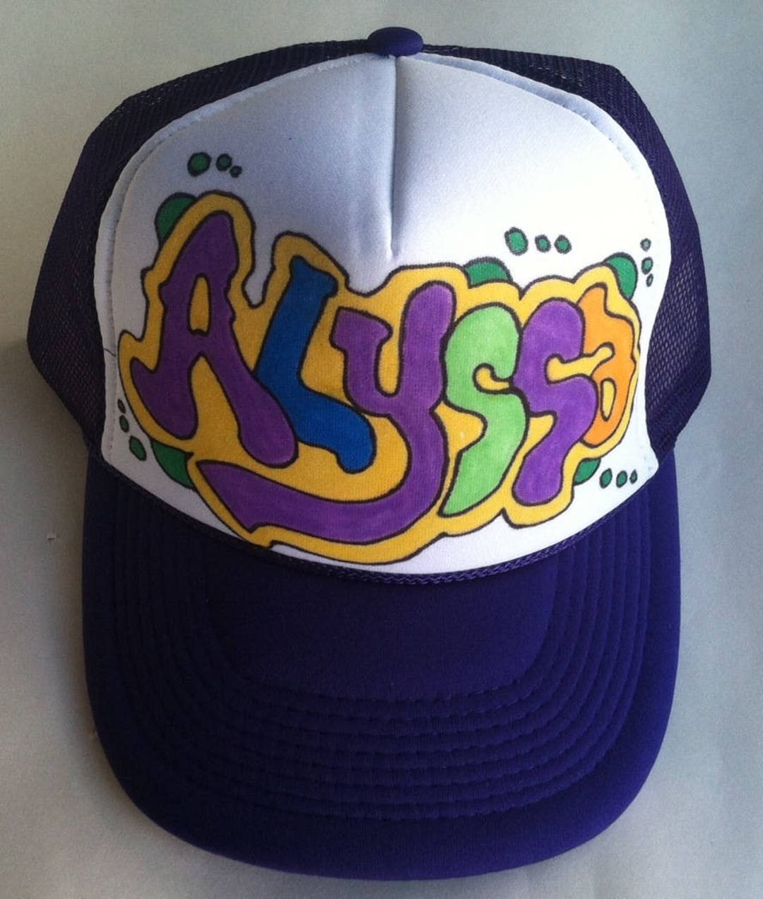 Alyssa Name Gifts Trucker Hats Caps Personalized Customized - Etsy