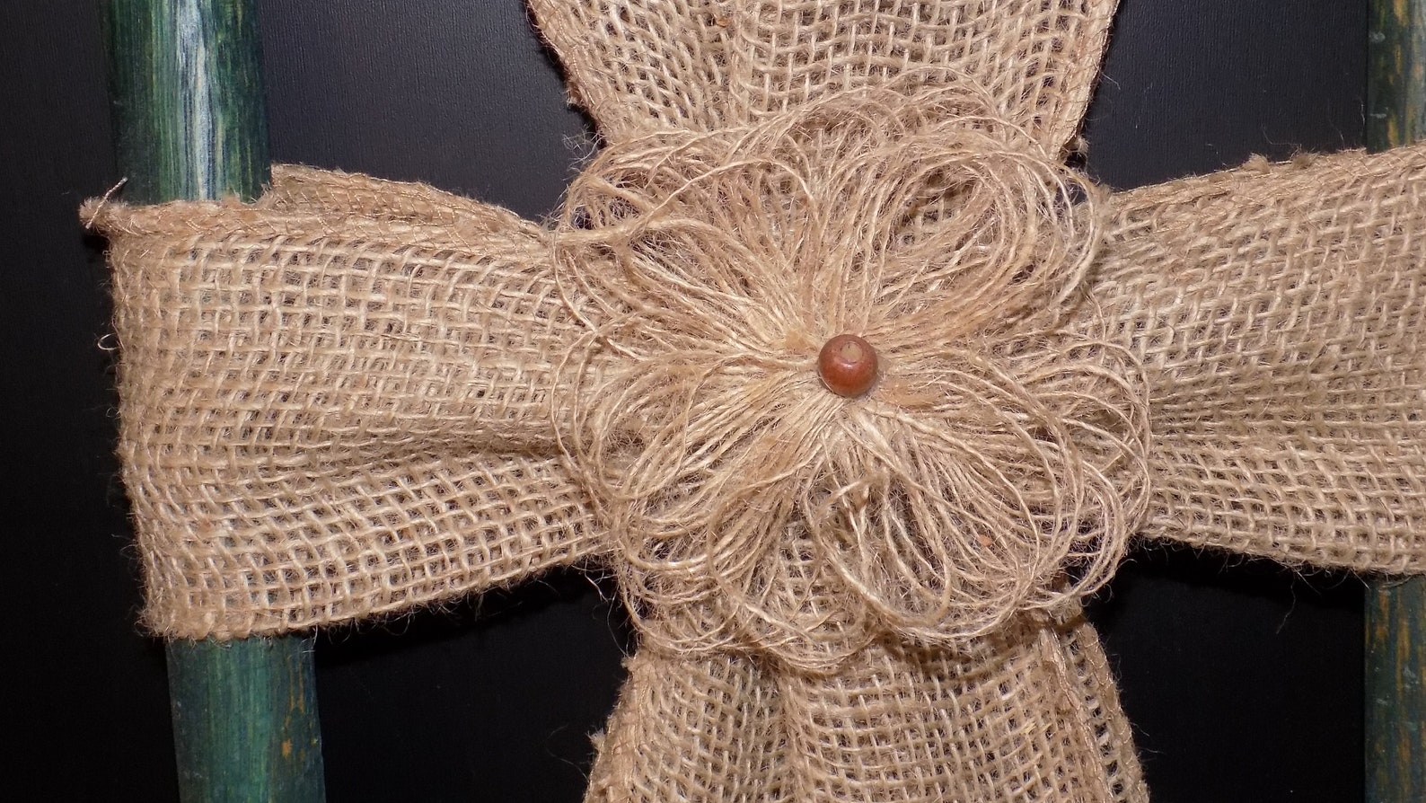 Burlap Cross - Etsy