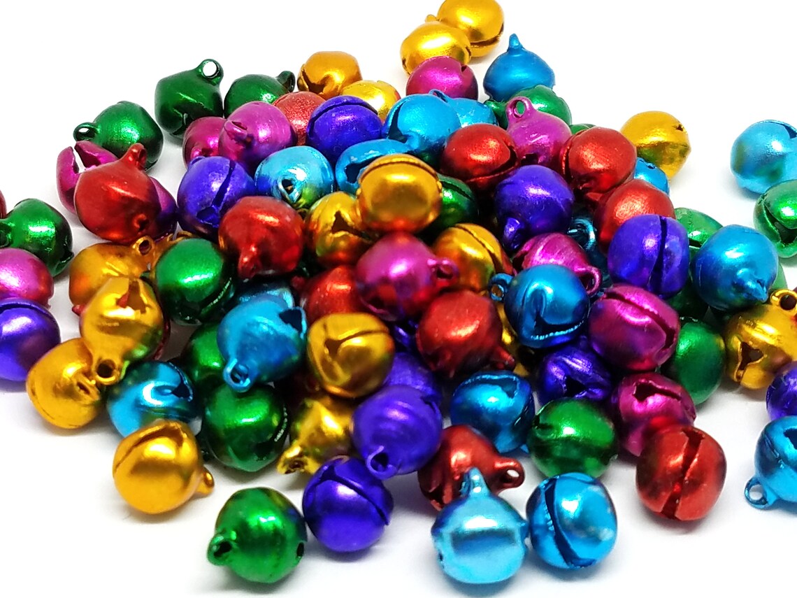 8 mm Bells Small Bells That Jingle Mini Bells Multi-Color | Etsy