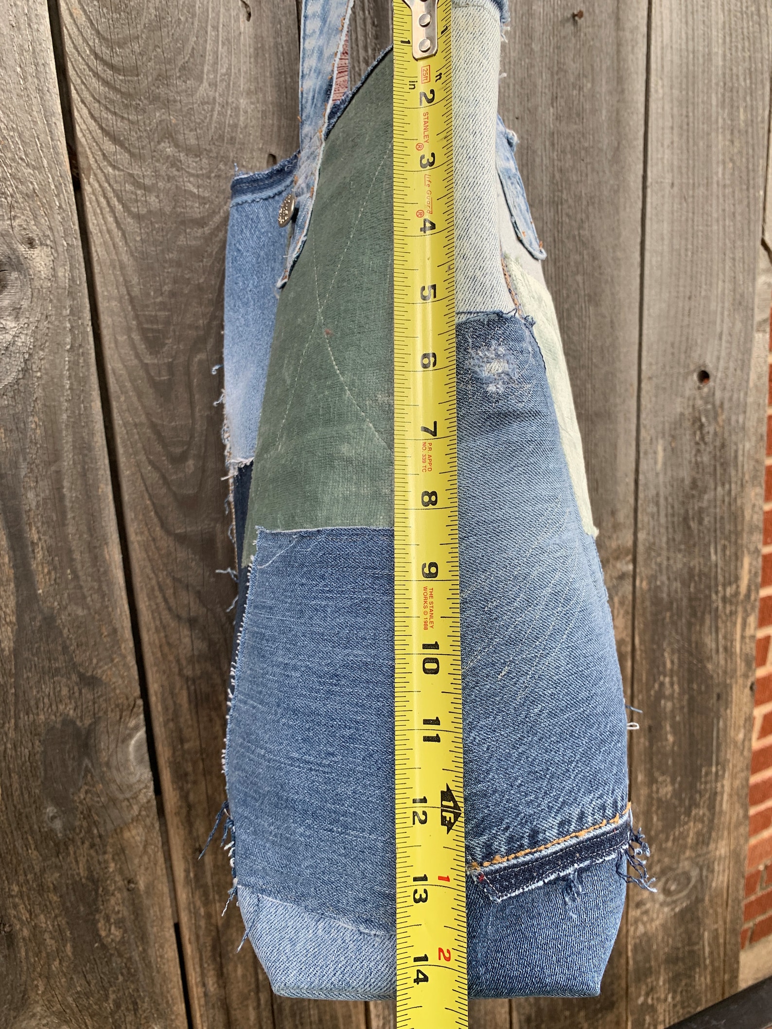 Upcycled Denim Tote, Oversized Patchwork Jeans Bag - Etsy
