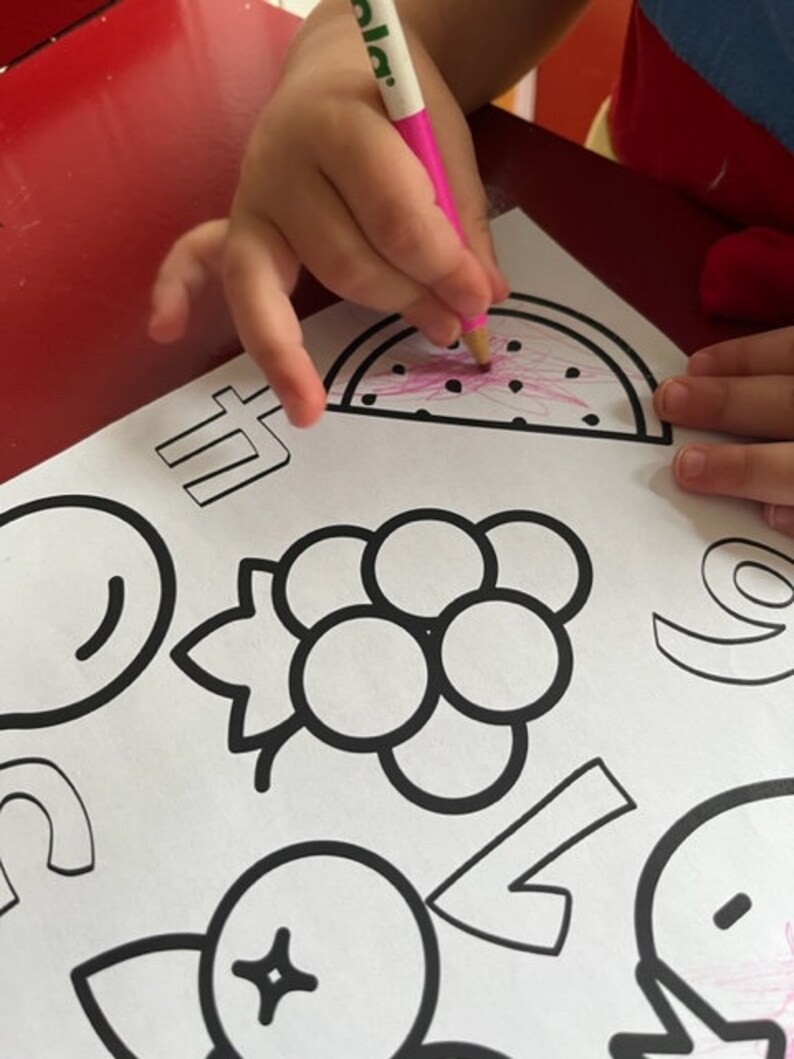 Animal Countdown Coloring Sheets - Etsy