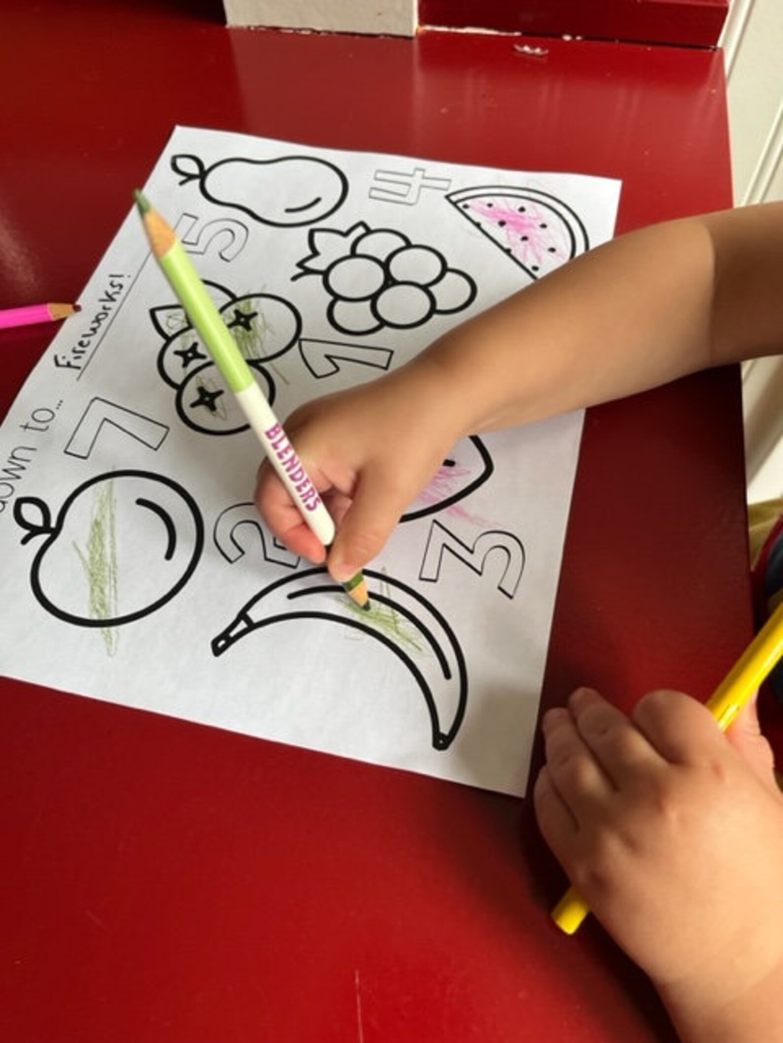 Animal Countdown Coloring Sheets - Etsy