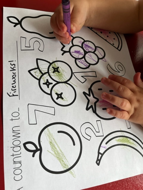 Animal Countdown Coloring Sheets - Etsy