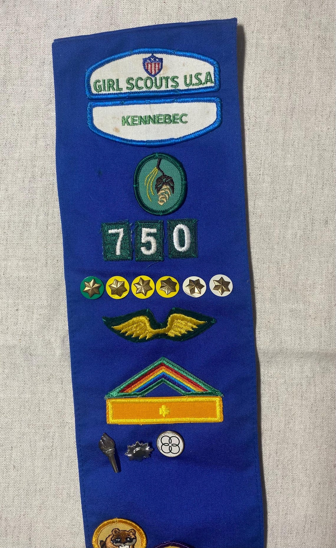 Vintage Girl Scout Sash and Badges. - Etsy
