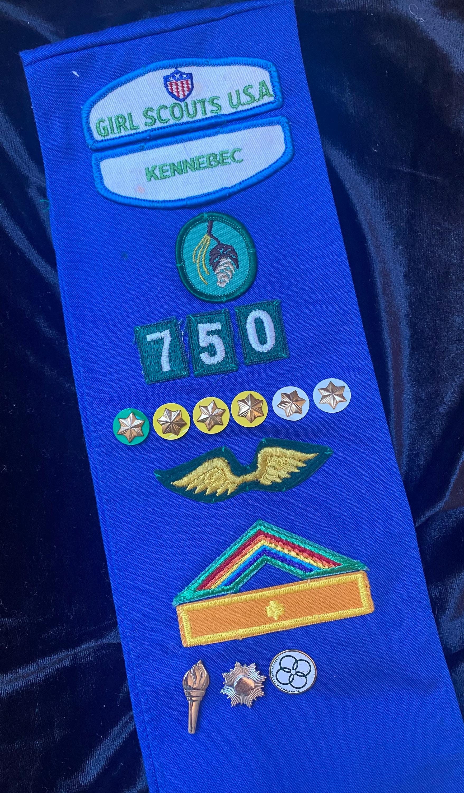 Vintage Girl Scout Sash and Badges. - Etsy