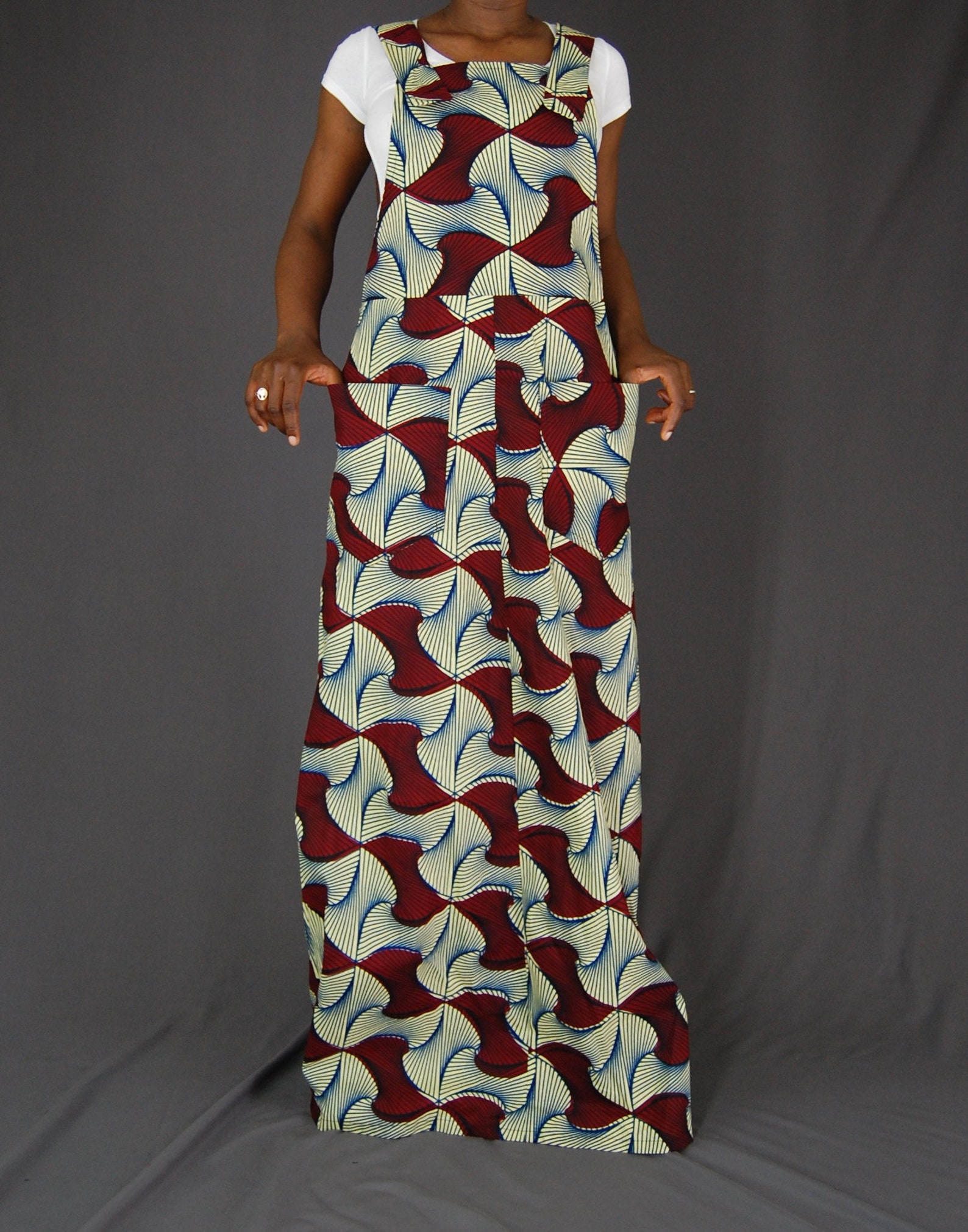 African Print Jumper Dress/maxi Jumper Dress/african Clothing - Etsy