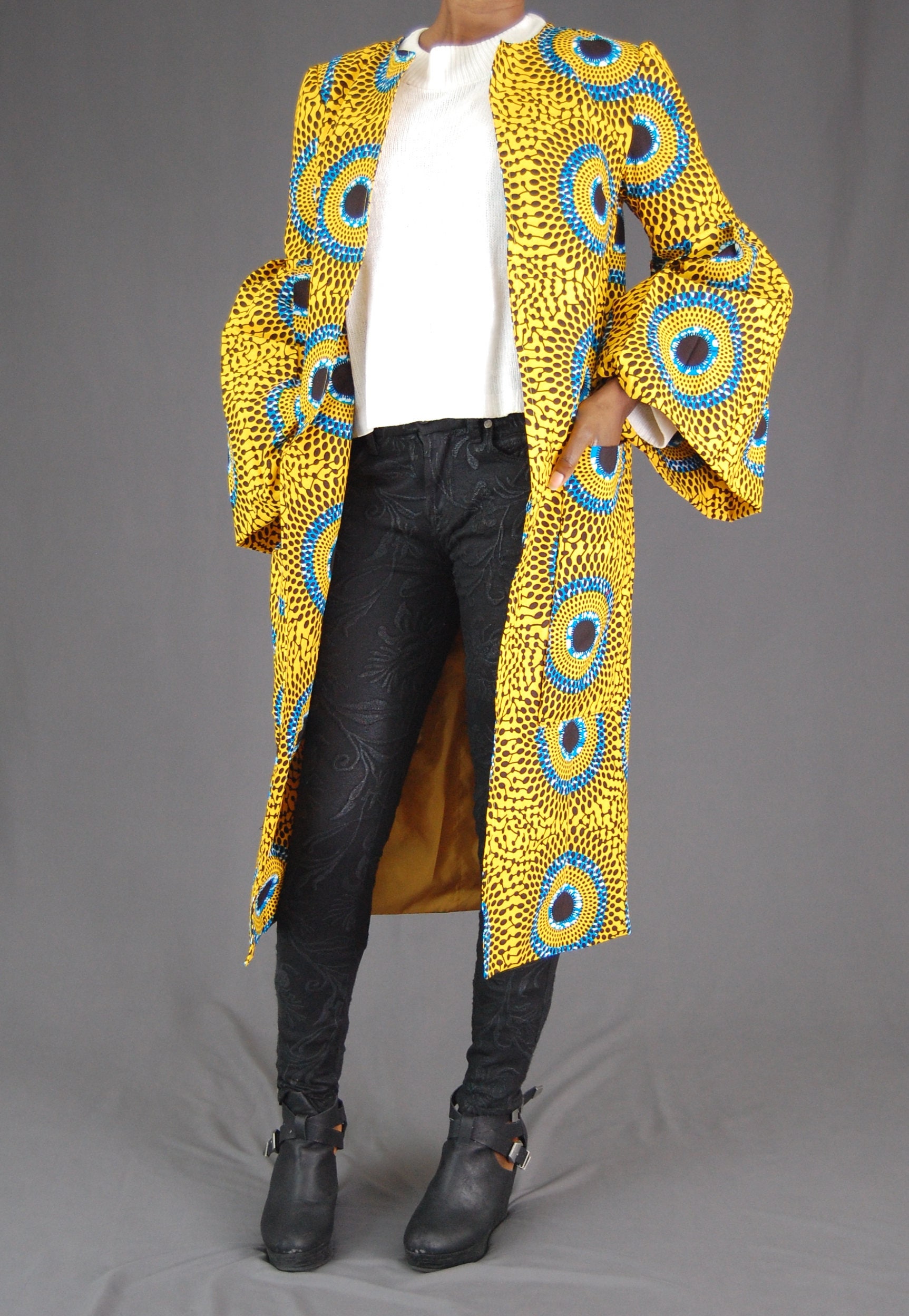 African Print Jacket/ Ankara Jacket, African Print Coat/ankara Fashion ...