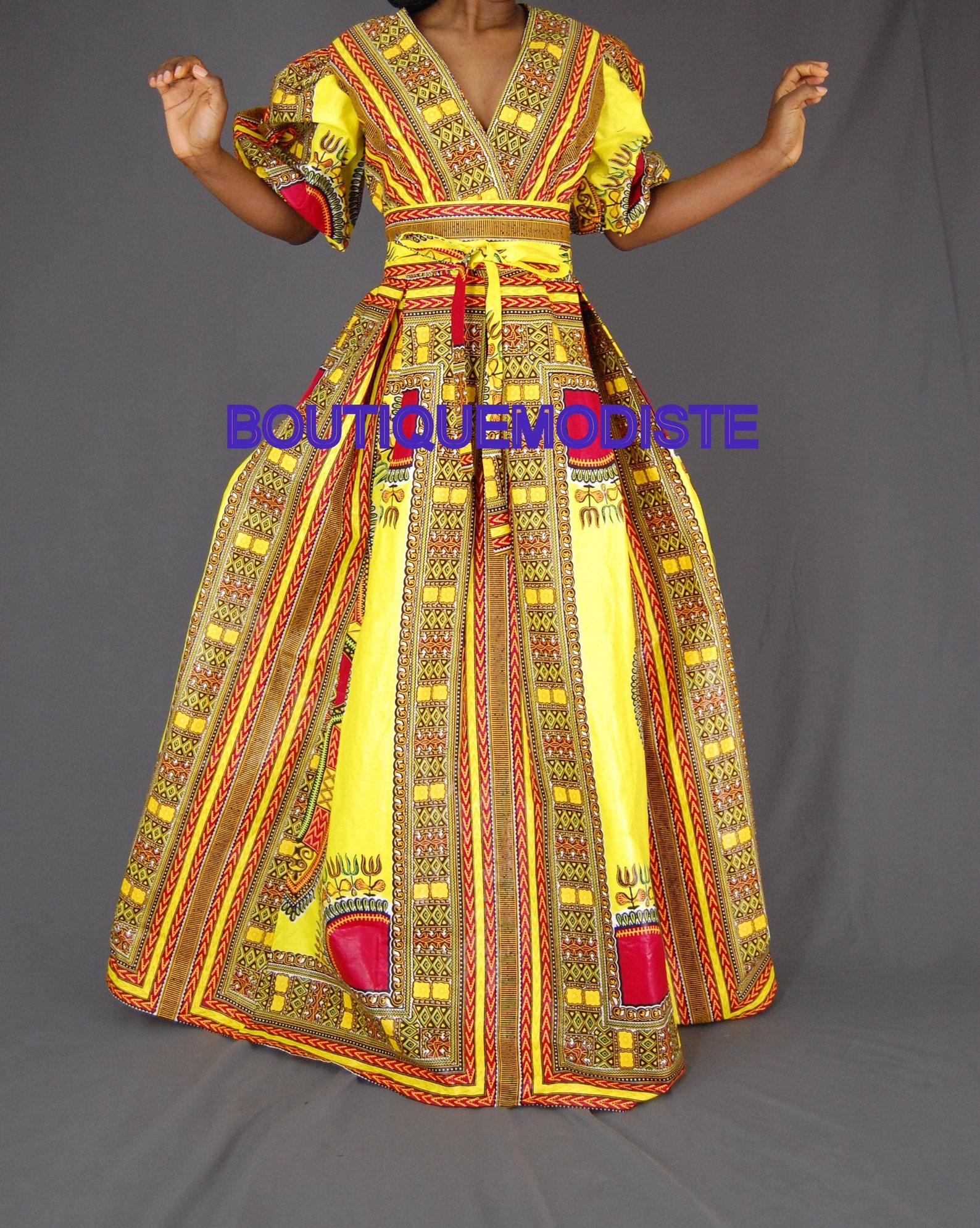 African Dashiki Maxi Dress/hand Made African Women Clothing - Etsy
