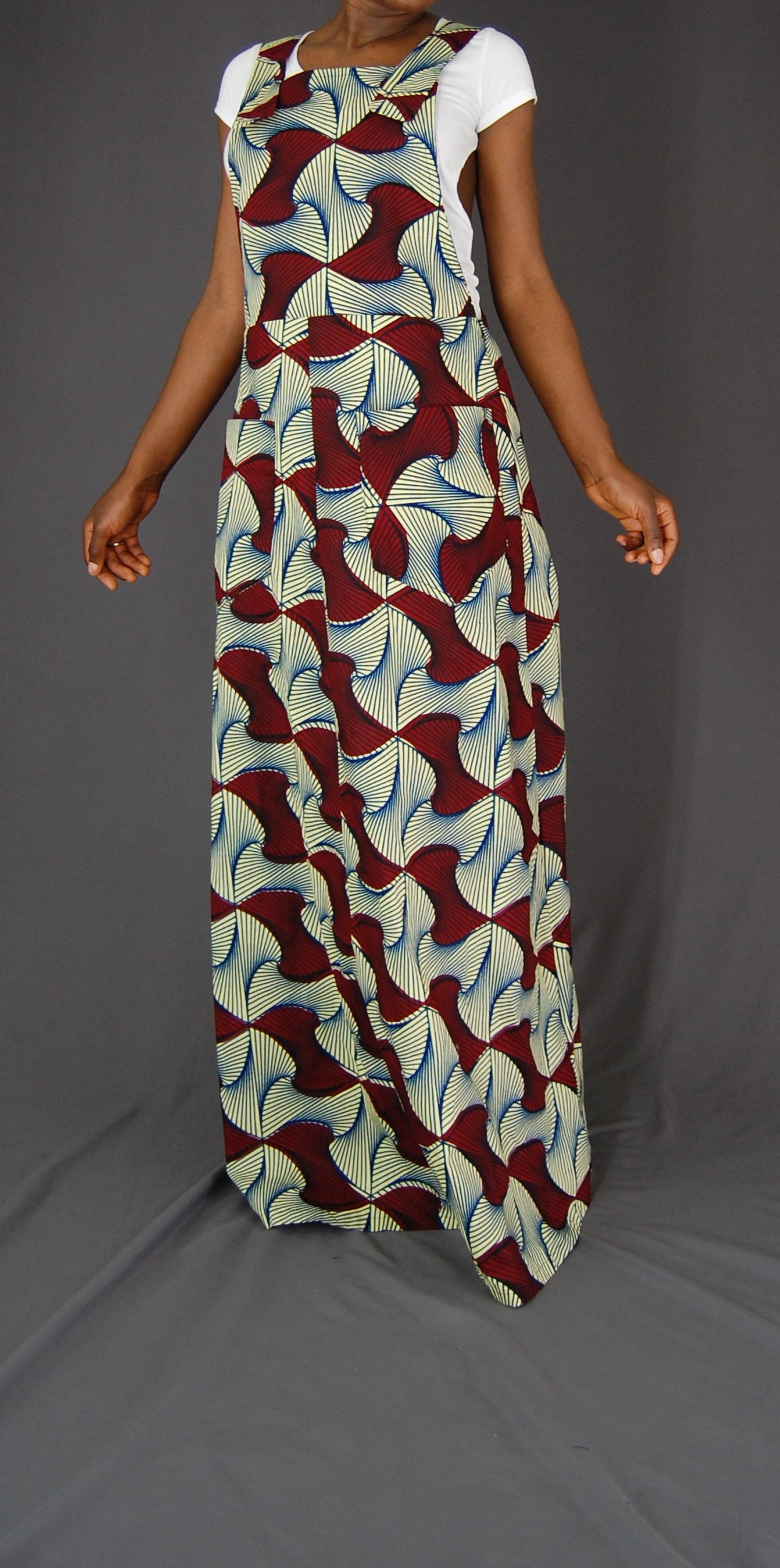 African Print Jumper Dress/maxi Jumper Dress/african Clothing - Etsy